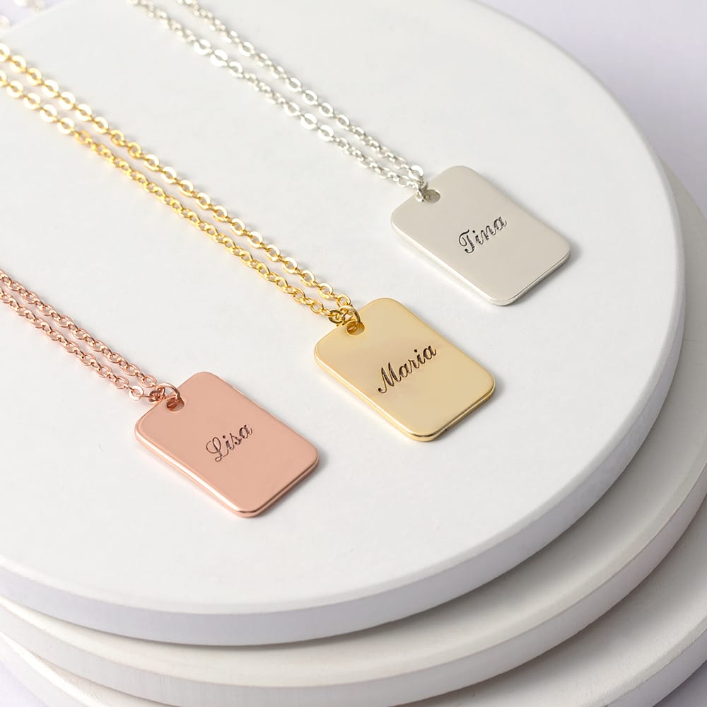 Dainty Name Tag Necklace CVN23 – Craftmeow